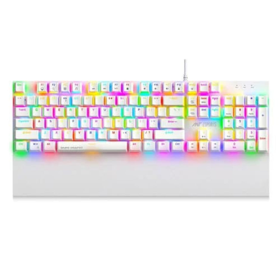 Buy ANT ESPORTS MK4100 Full Size RGB Wired Gaming Keyboard ( White ...