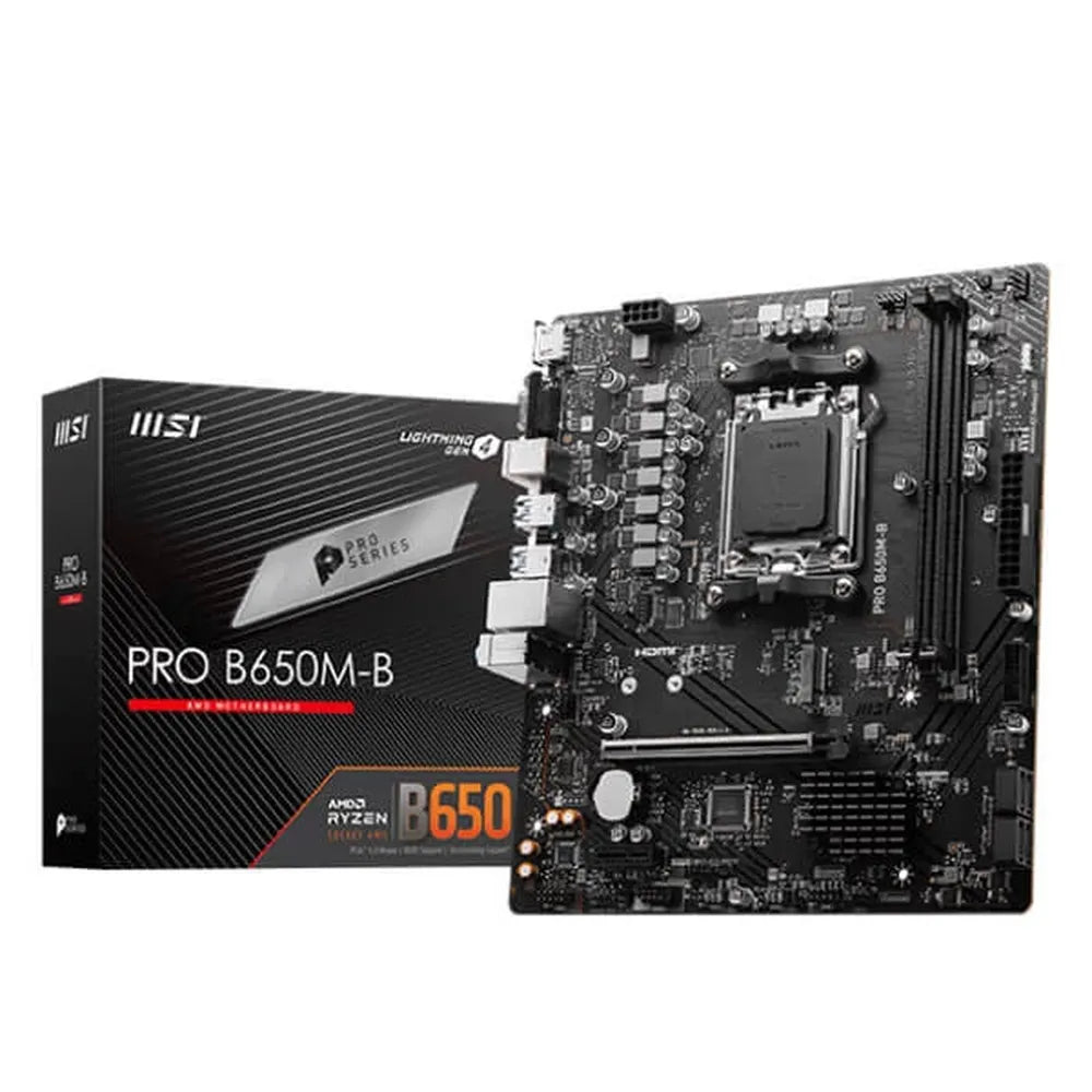 Buy MSI Pro B650M-B DDR5 AMD Motherboard | Elitehubs.com– EliteHubs