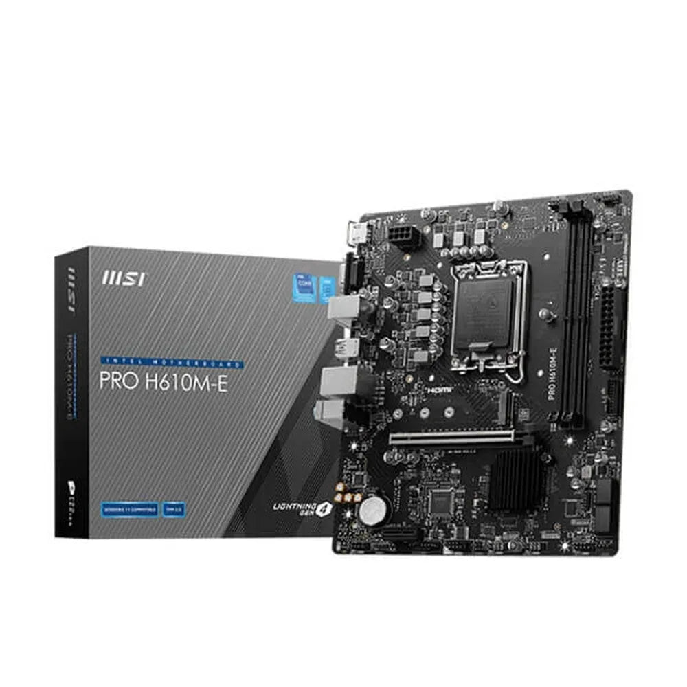 Buy MSI Pro H610M-E DDR5 Intel Motherboard | Elitehubs.com– EliteHubs