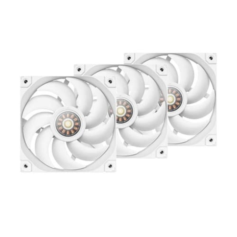 Buy DEEPCOOL FT12 Non-RGB Cabinet Fan (White) (Triple Pack) | EliteHubs.com