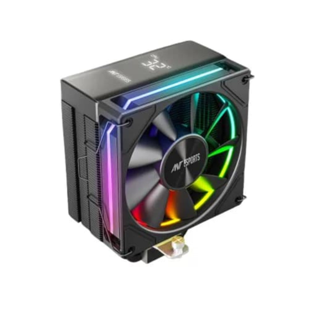 Buy ANT ESPORTS V6 Digital ARGB 120mm CPU Air Cooler ( Black ) ( With ...
