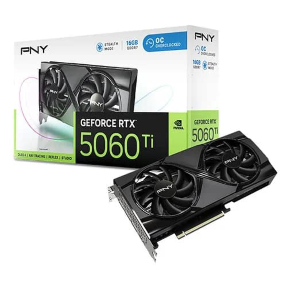 Buy PNY GeForce RTX 5060 Ti OC 16GB Nvidia Graphic Card | EliteHubs.com