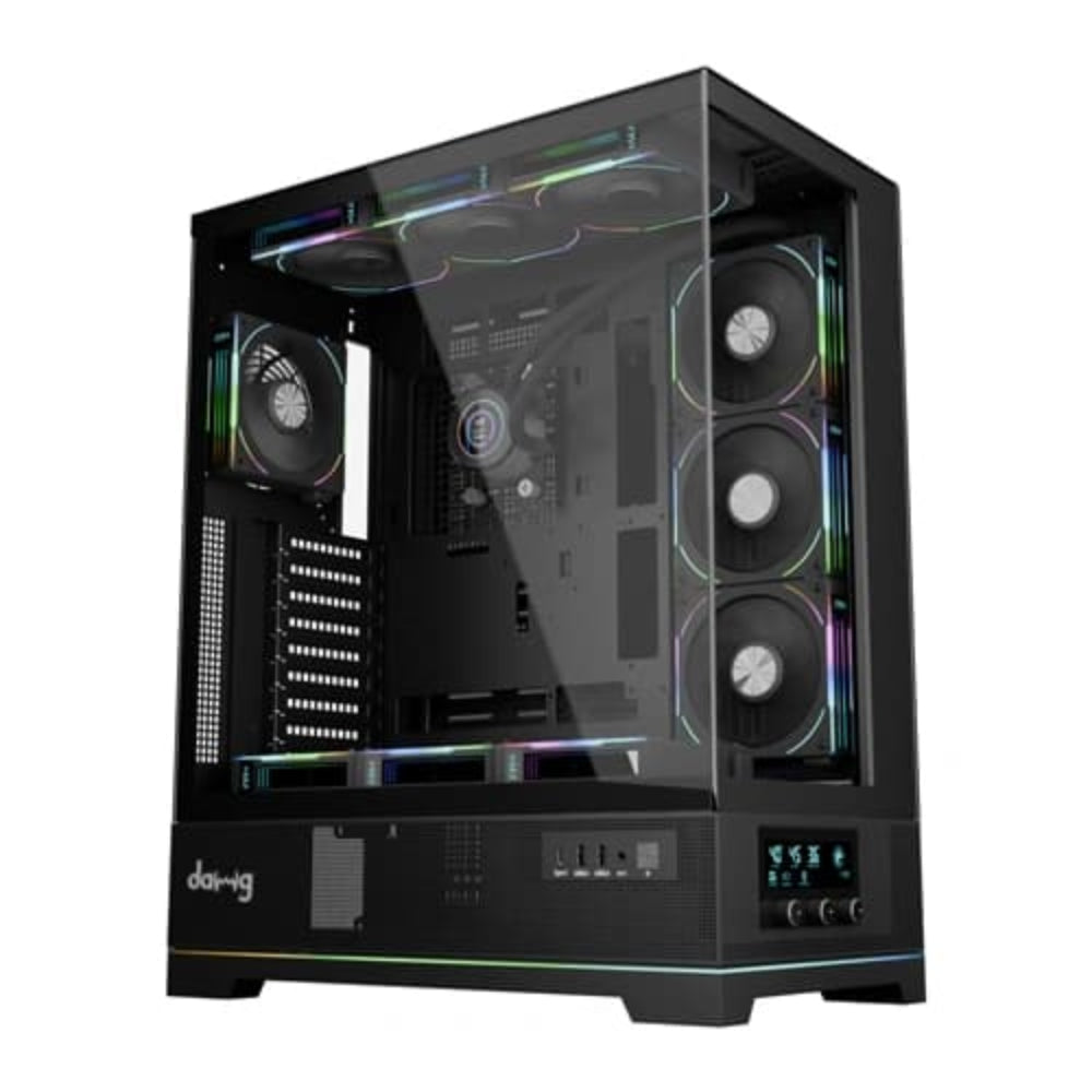 Buy DAWG Y 990 ARGB EATX Mid Tower Cabinet (Black) | Elitehubs.com ...
