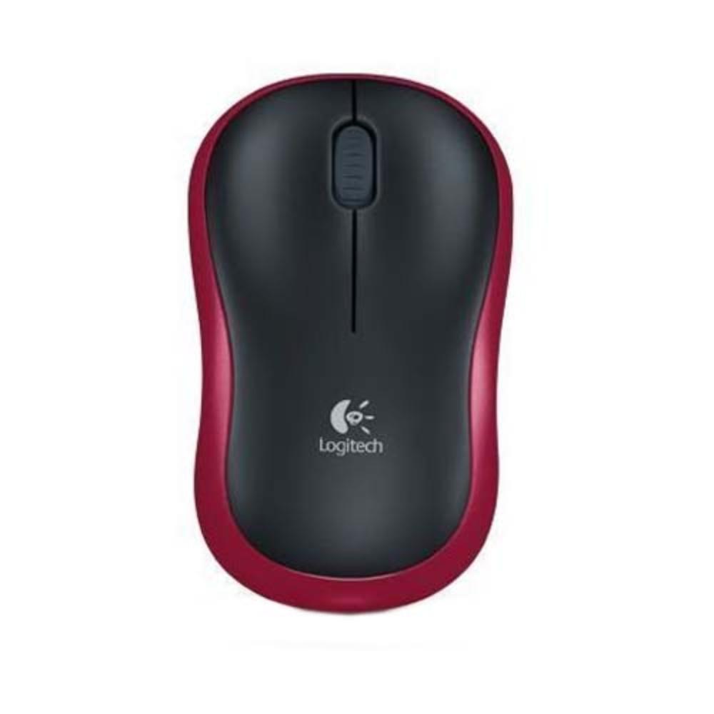 Buy LOGITECH M185 Wireless Ambidextrous Mouse (Red) | EliteHubs.com