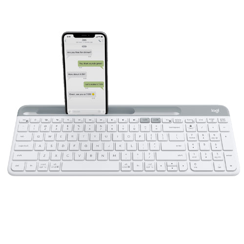 Buy LOGITECH K580 60% Membrane Wireless Keyboard Off-White | Elitehubs ...