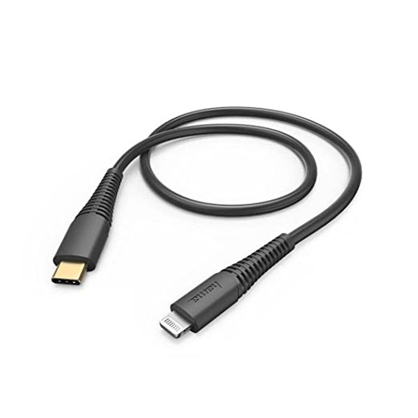 Buy Hama 183308 Charging Data Cable USB-C Lightning 1.5m Cable ( Black ...