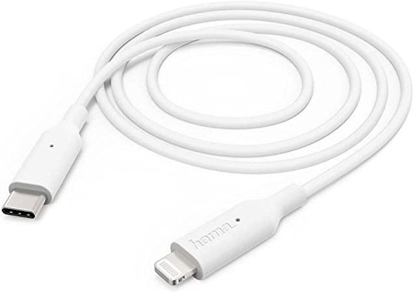 Buy Hama 183295 Charging Data Cable USB Type-C Lightning 1m Cable ...