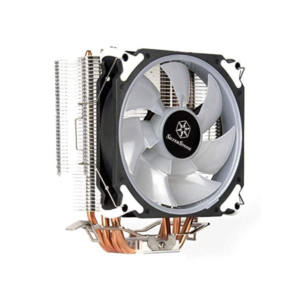 Buy SILVERSTONE Argon AR12 RGB Single Tower CPU Air Cooler (Black ...