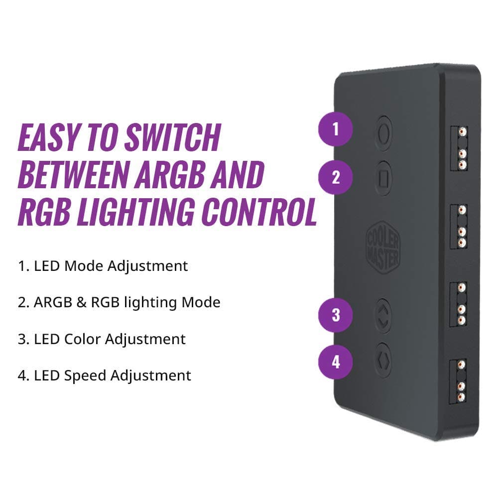 Buy COOLER MASTER ARGB Controller | EliteHubs.com