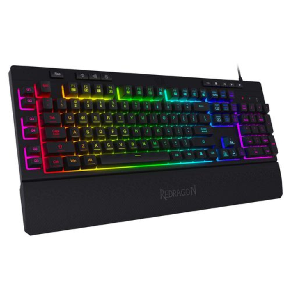 Buy REDRAGON Shiva K512 Full Size Membrane Wired Gaming Keyboard Black ...