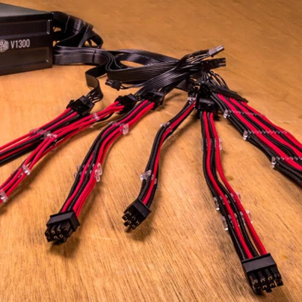 Buy COOLER MASTER PSU Extension Cable (Red/Black) | EliteHubs.com