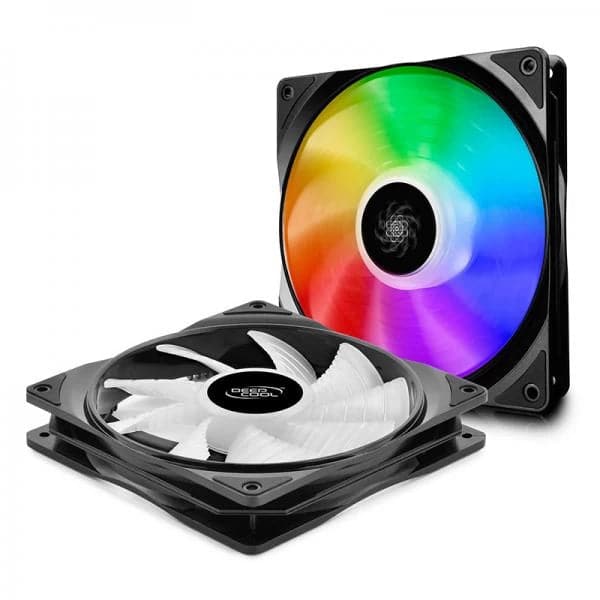 Buy DEEPCOOL CF140 140mm ARGB Cabinet Fan (Black) (Twin Pack ...
