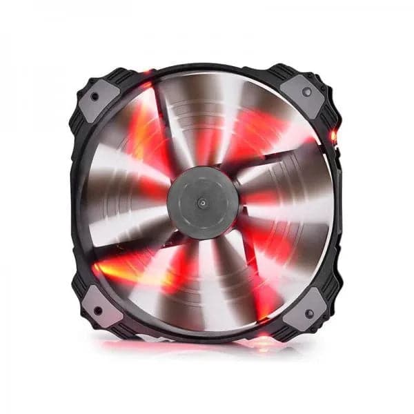 Buy DEEPCOOL XFan 200 RED 200mm LED RGB Cabinet Fan (Single Pack ...