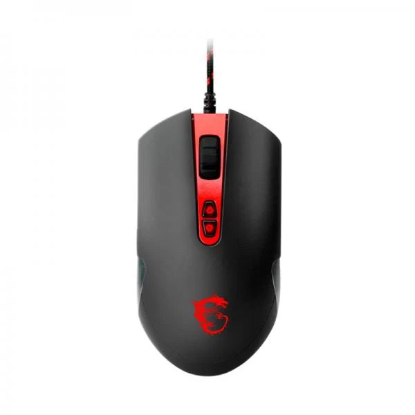 Buy MSI Interceptor DS100 Wired Ergonomic Gaming Mouse Black ...