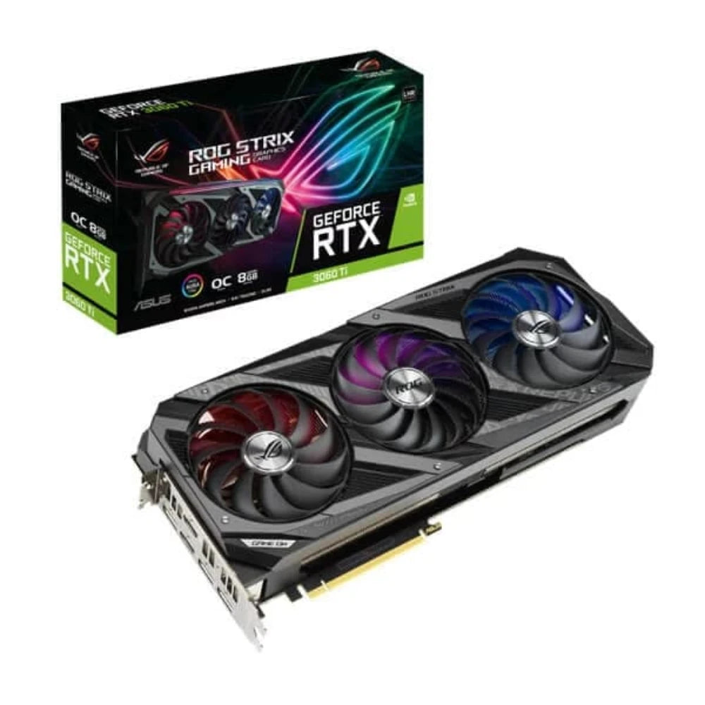 Buy ASUS ROG Strix Gaming GeForce RTX 3060 Ti V2 OC LHR 8GB Nvidia ...