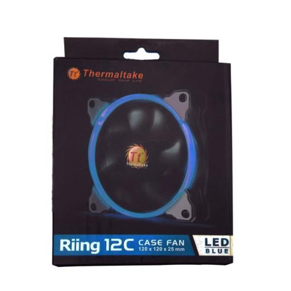 Buy THERMALTAKE Riing 12 120mm RGB Blue LED Cabinet Fan (Black) (Single ...